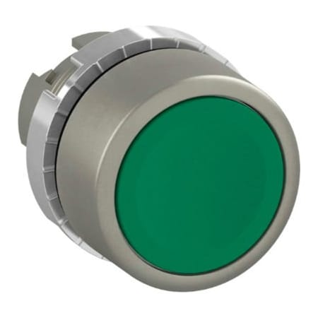 Springer Controls Co ABB Non-Illuminated Push Button Operator, 22mm, Green, Flush Style P9M-PNVG ...